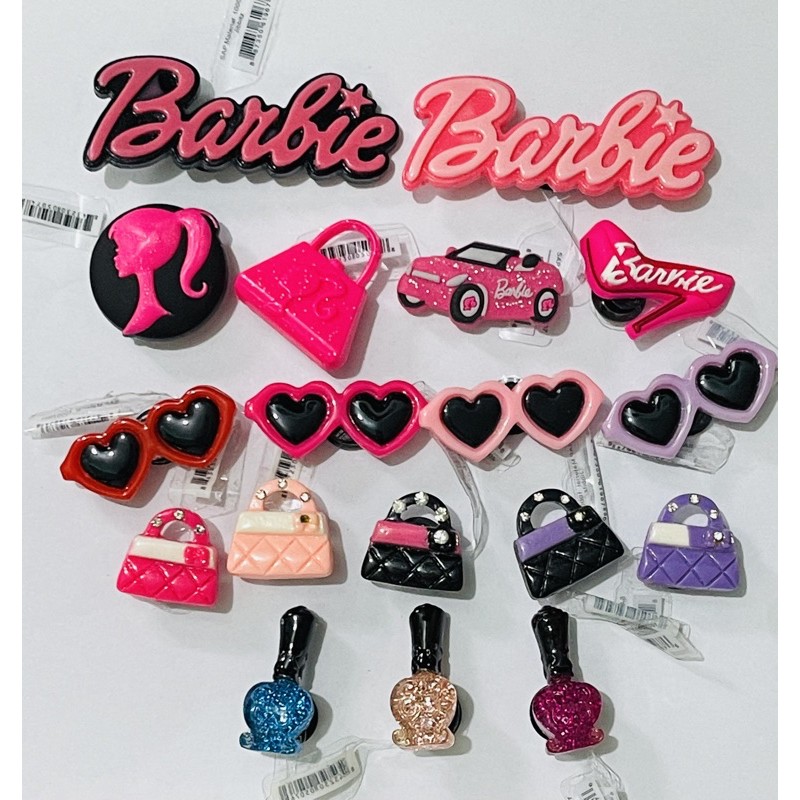 Barbie SHOE CHARMS CLOG SHOES PINS CHARMS Shoe Charms Pins high quality ...