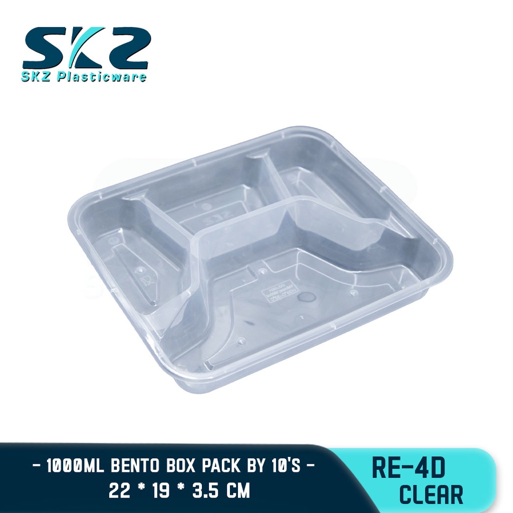 SKZ CLEAR CONTAINER RECTANGULAR SERIES RE4D ENVIRONMENTAL FRIENDLY FOOD ...