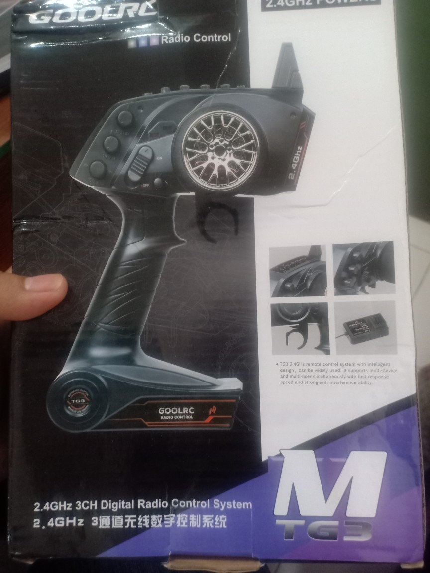 Original GoolRC TG3 2.4GHz 3CH Digital Radio Remote Control Transmitter ...
