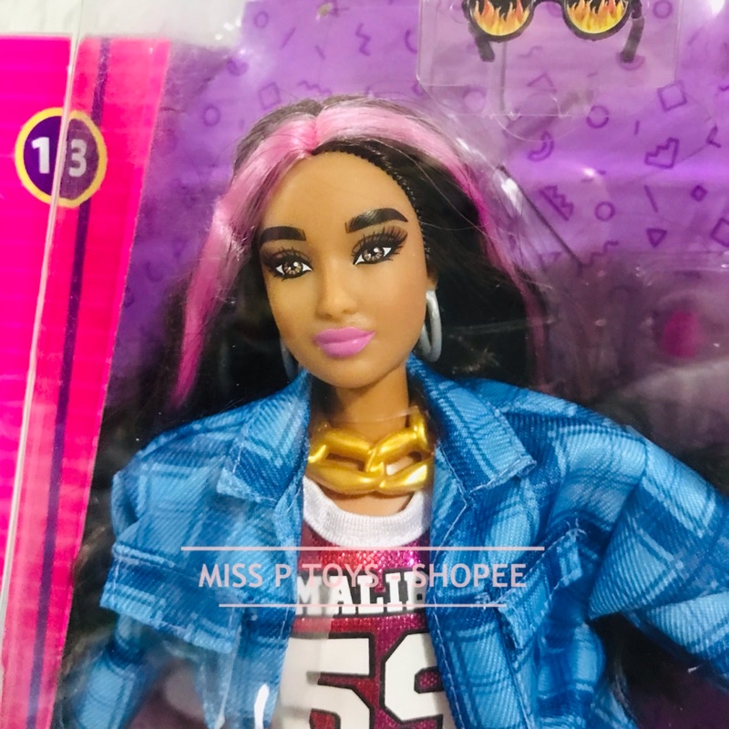 Barbie Extra Doll #13 In Basketball Jersey Bike Shorts With