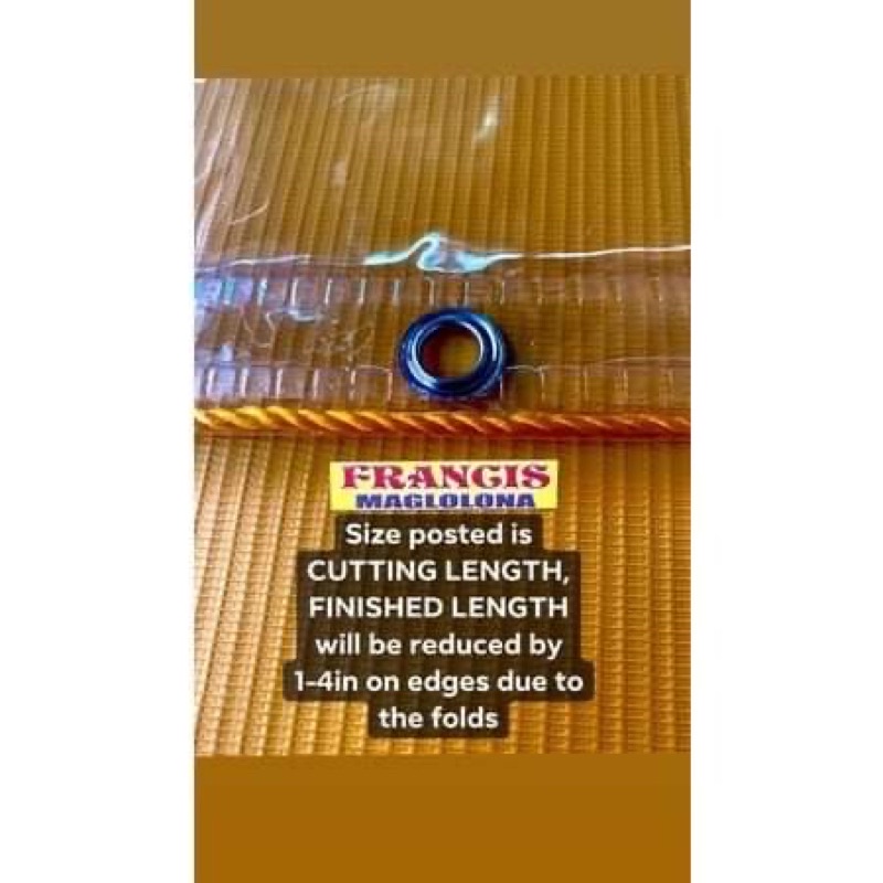 10x12 feet Clear Trapal (Customize) | Shopee Philippines