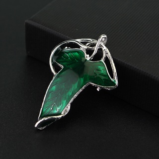 Elf Green Leaves of Lorien Brooch Pin Tolkien Galadriel Legolas Frodo ...