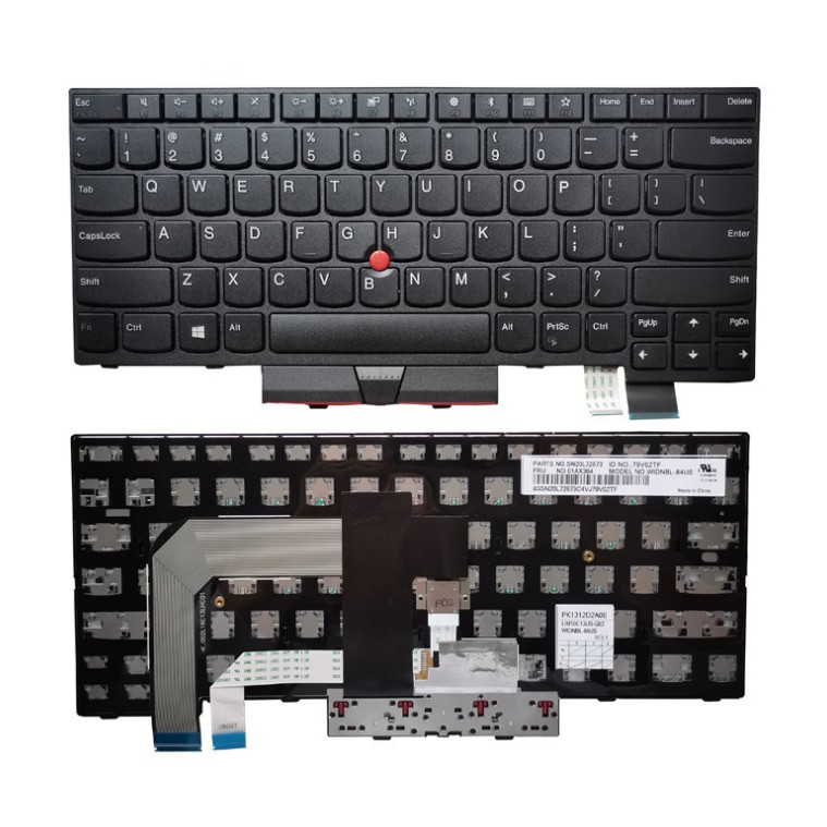 NEW for LENOVO Thinkpad notebook keyboard T470 T480 laptop keyboard US ...