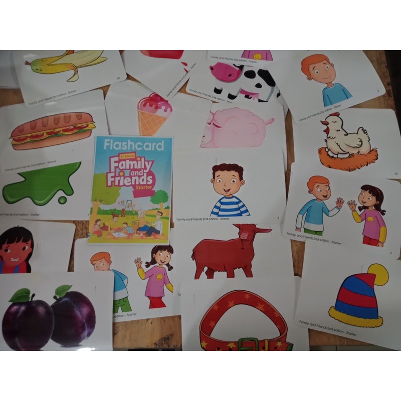 Flashcard FAMILY AND FRIENDS STARTERS 2ND EDITION (A5-2M) | Shopee ...