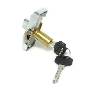 Seabird Sliding Accordion Door Latch Lock with Key (Silver) | Shopee ...
