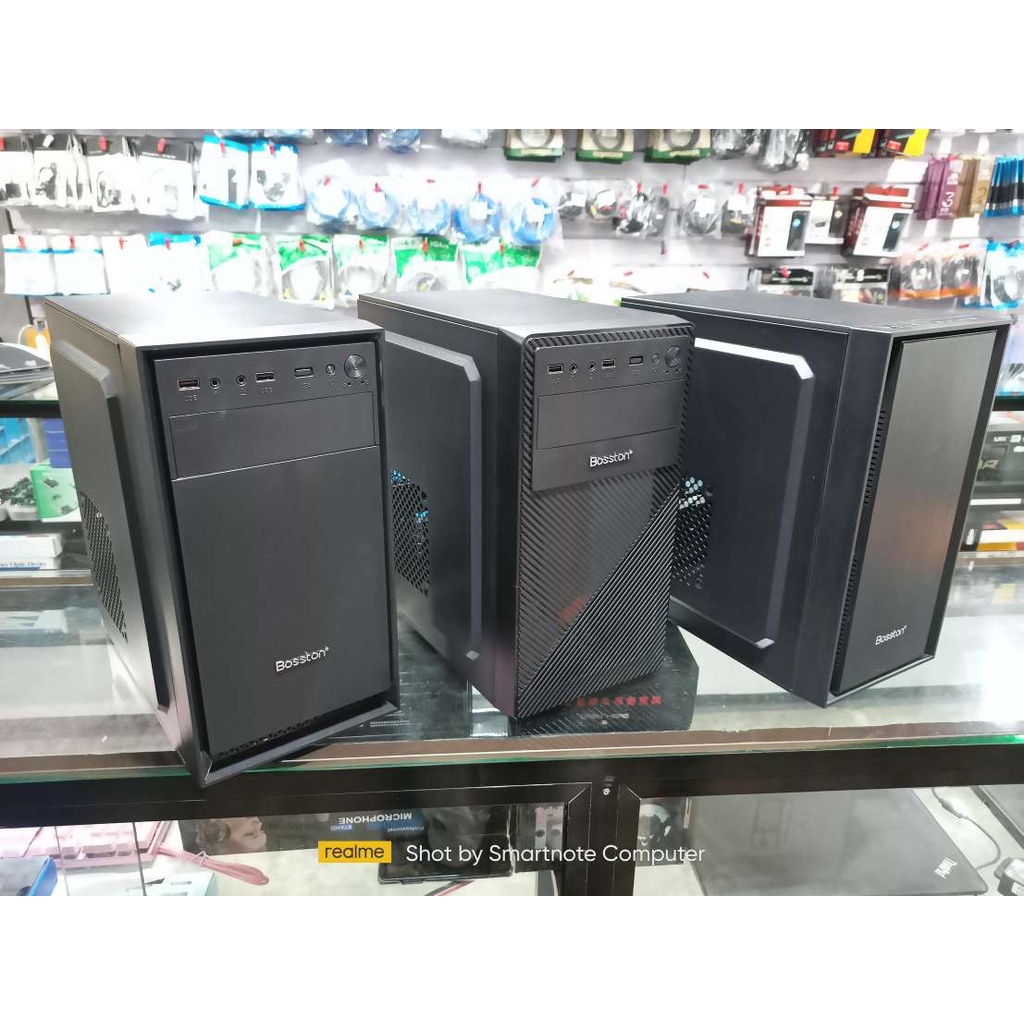 BOSSTON EK-03 CPU Desktop Computer Case Casing Micro-ATX | Shopee ...