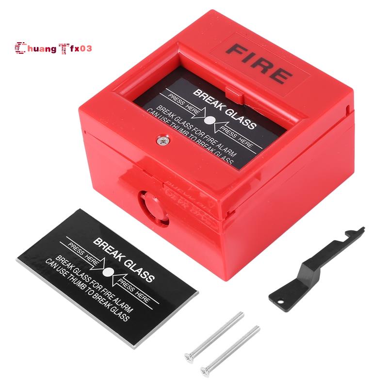 Ac 250v 12v Dc 12v Resettable Manual Call Point Fire Alarm Pull Station