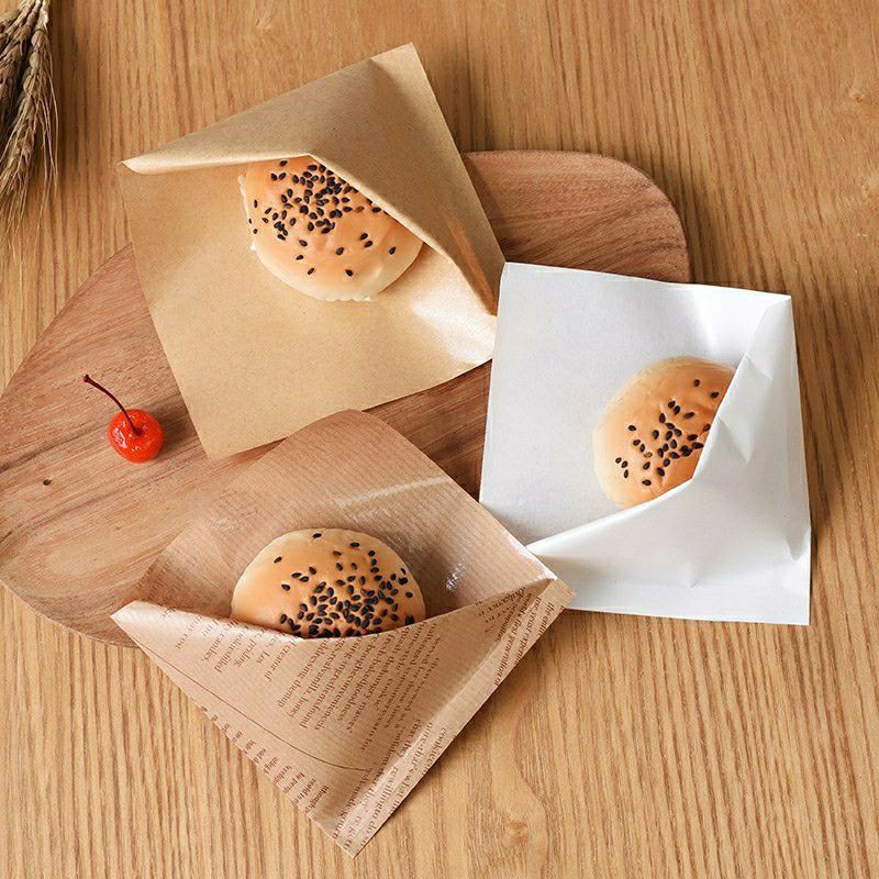 Donut and Siopao Paper Wrapper 6x6inches 100pcs | Shopee Philippines
