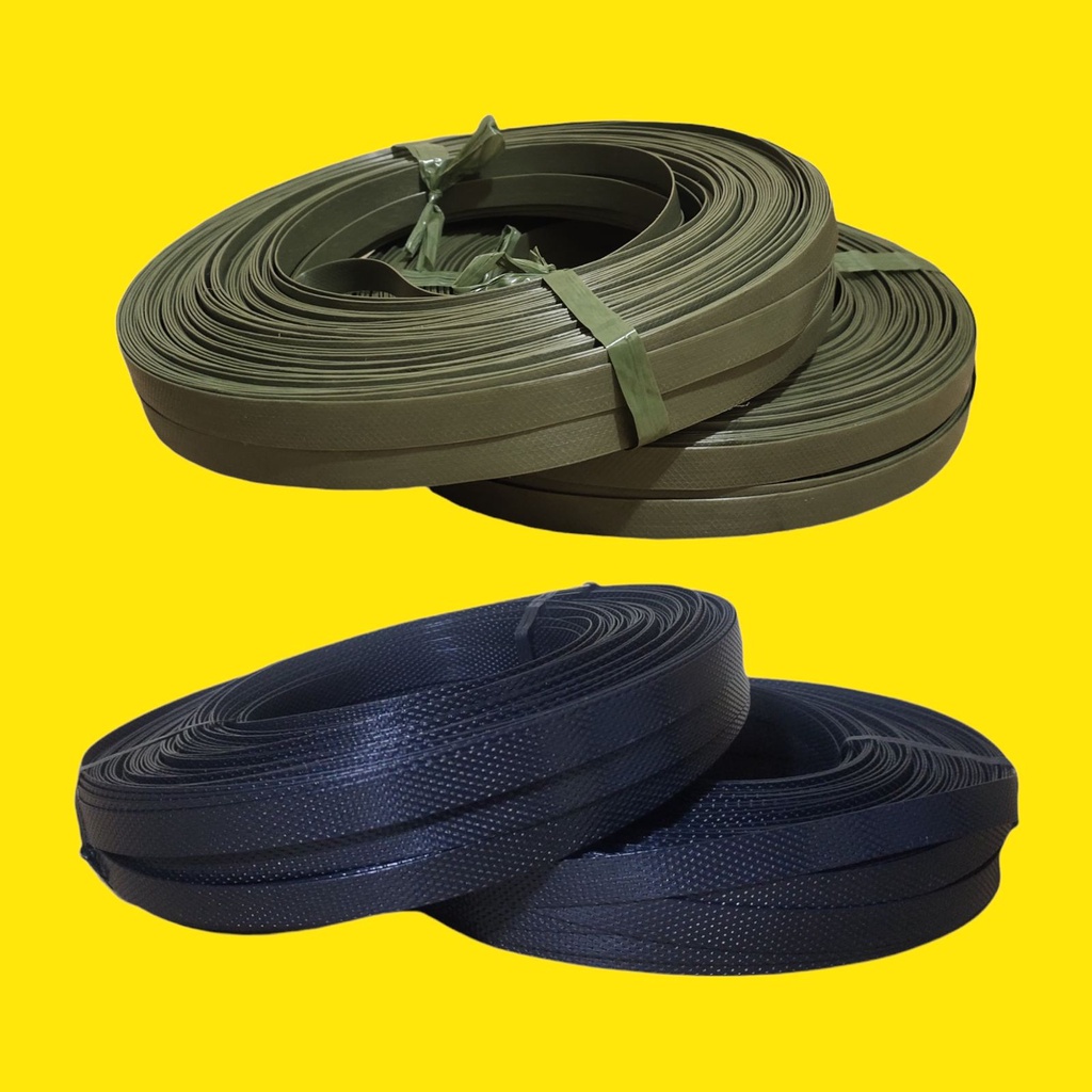 Plastic Strap 15mm (approx 1kg) Black / Green | Shopee Philippines