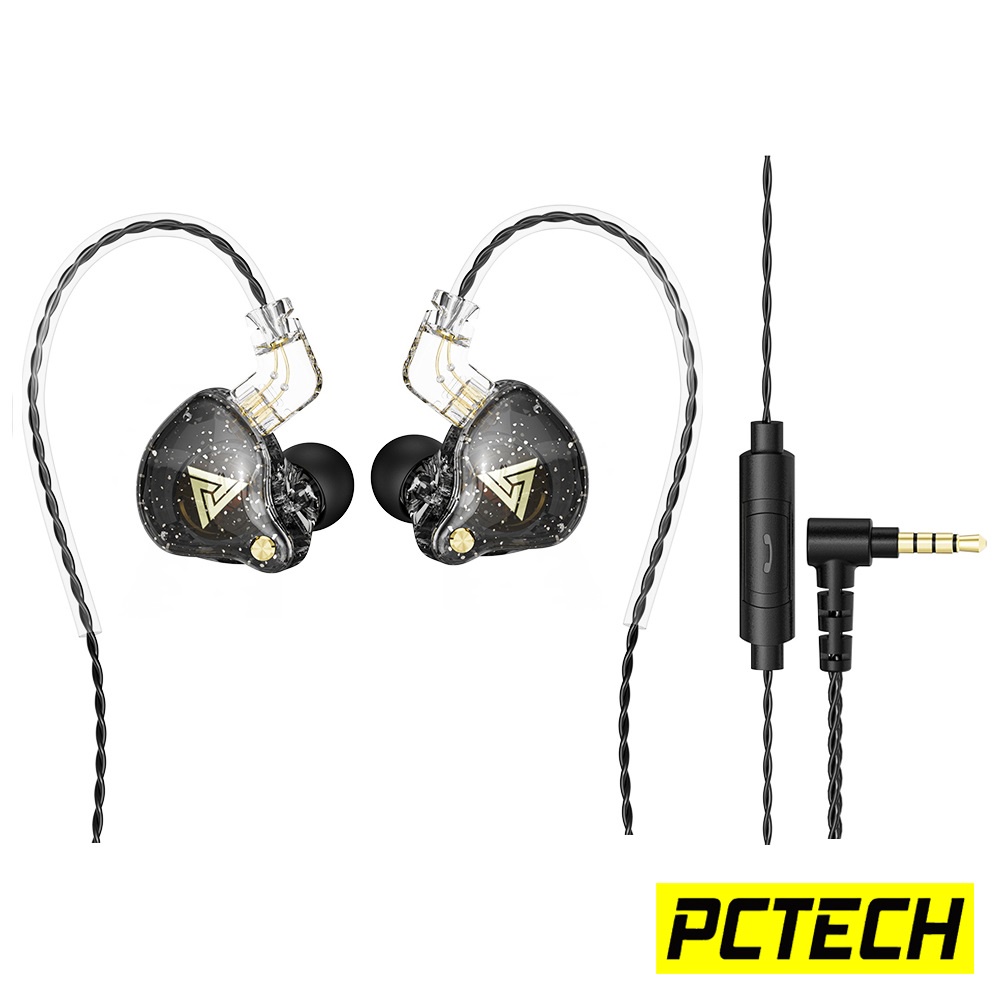 Qkz Ak6 Pro 1dd Dynamic Earphones Hi-Fi Bass Earbuds In Ear Monitor ...