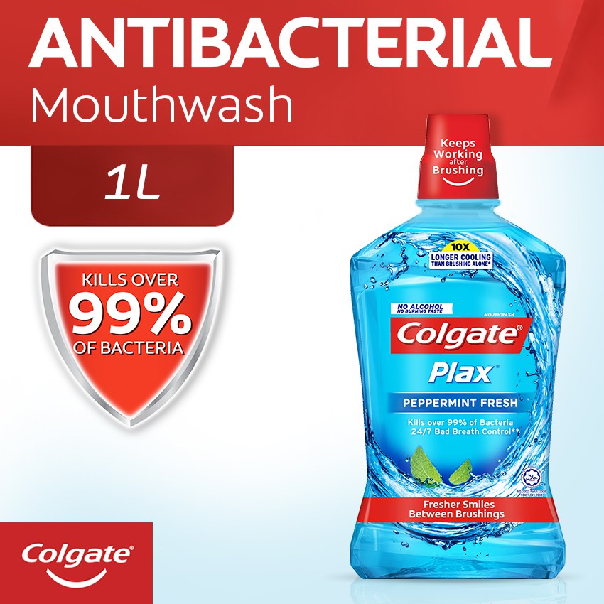 COLGATE Plax Peppermint 1L | Shopee Philippines