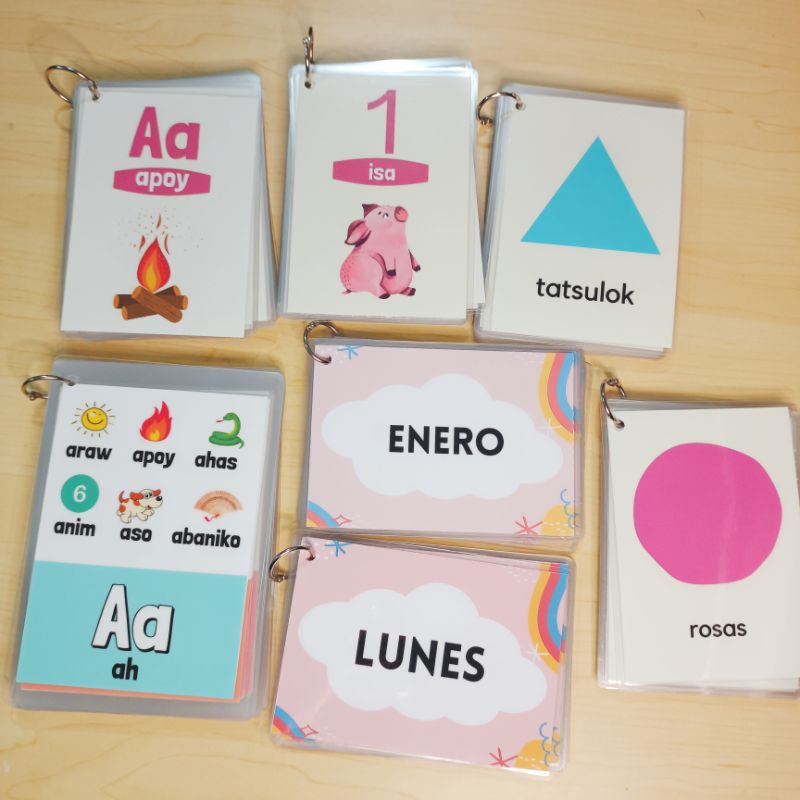 Kidszoe filipino tagalog educational flashcards alphabet reading ...