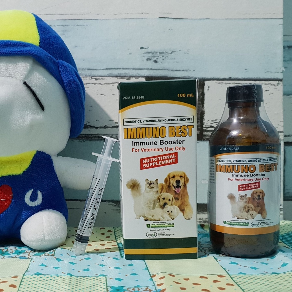 Immuno Best Probiotic and Multivitamins for Dogs and Cats (100ml ...