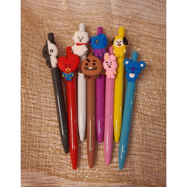 BT21 Retractable Pen | Shopee Philippines
