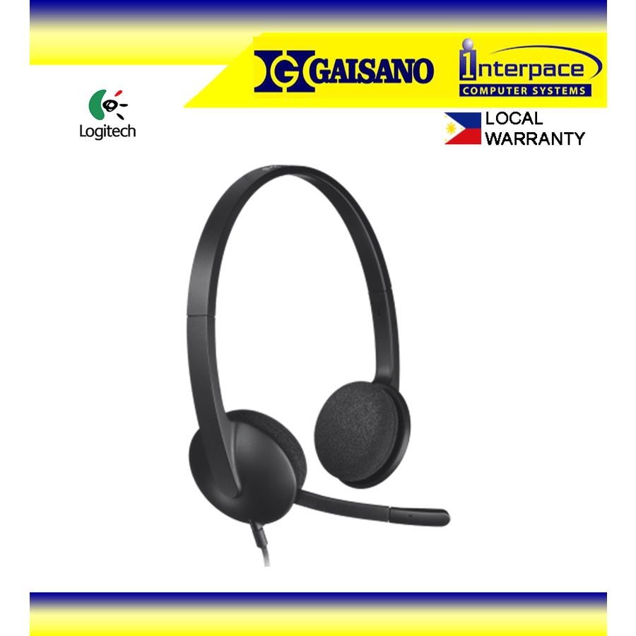 Logitech H340 USB PC Headset with Noise-Cancelling Mic | Shopee Philippines