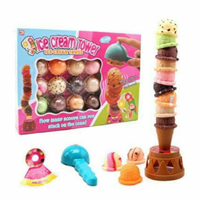 Ice Cream Tower Set PLAYTIME | Shopee Philippines