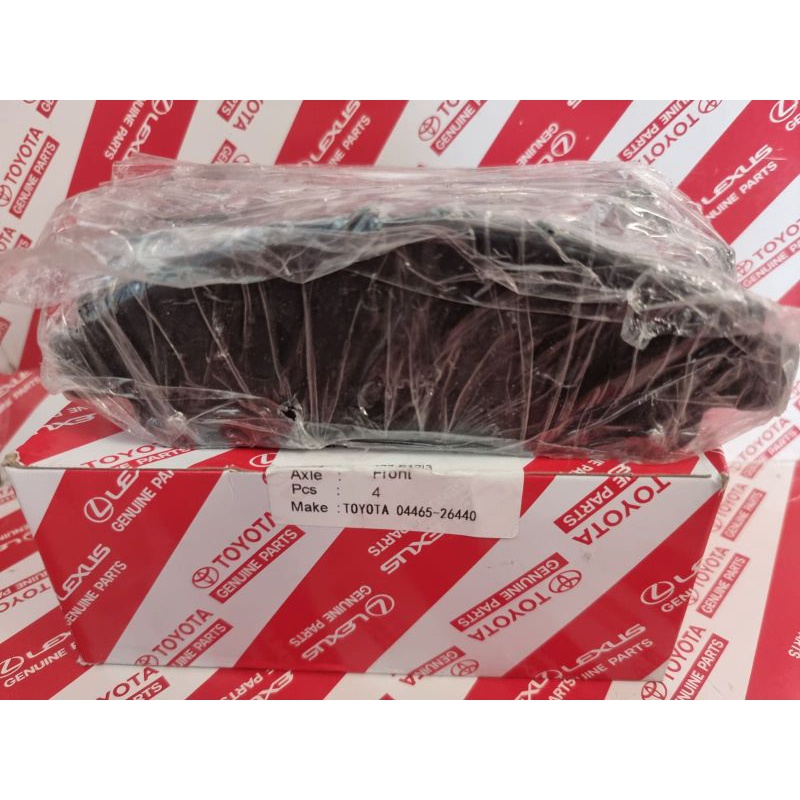 TOYOTA Brake Pad Front Axle Hiace (1set) SKU: 04465-26440 | Shopee ...