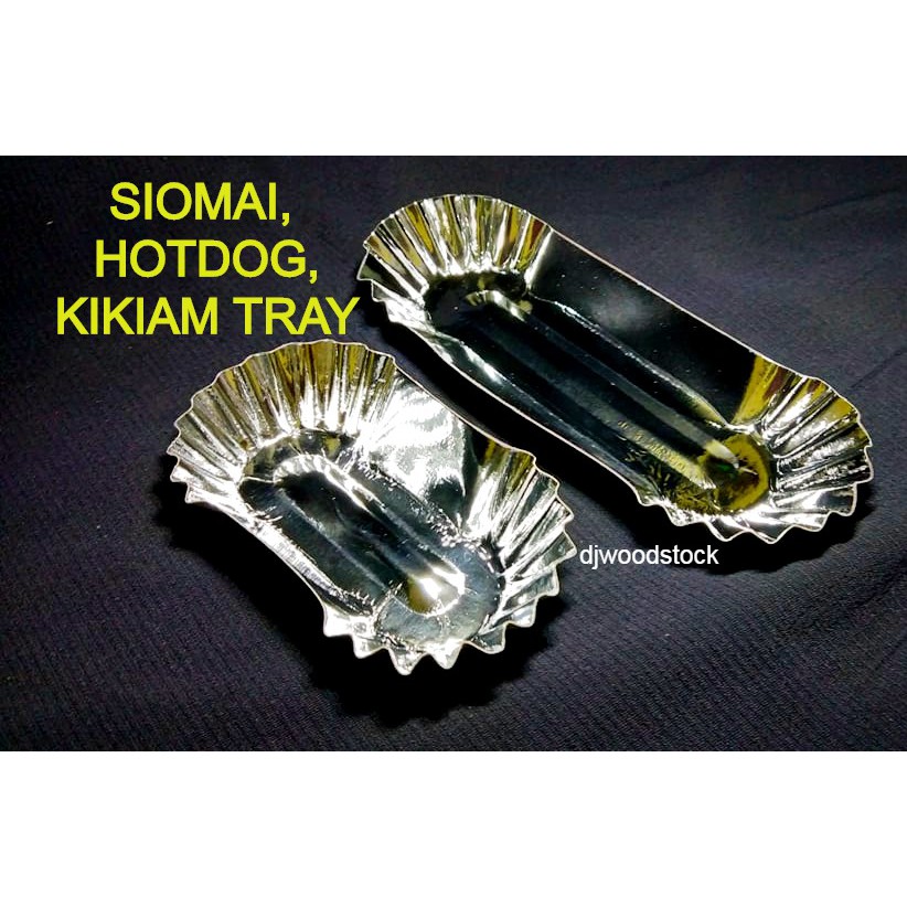 SIOMAI, HOTDOG, KIKIAM TRAY SILVER 40 pcs per pack | Shopee Philippines