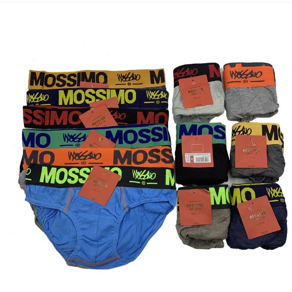 Men's MOSSIMO Brief 12pcs 100%Cotton | Shopee Philippines