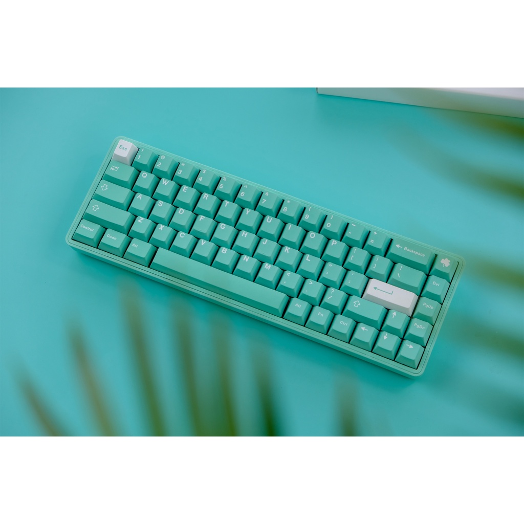 GMK Tiffany PBT Keycap, 129 Keys keycaps Cherry Profile DYE-SUB ...