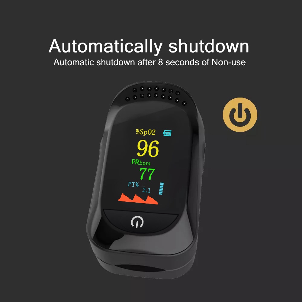 (COD)YOUWEMED Finger Pulse Oximeter Fingertip Blood Oxygen Saturation ...