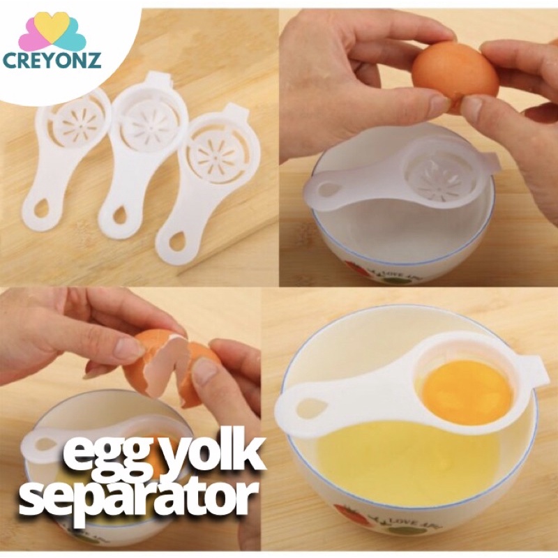 Creyonz Kitchen Tool Spoon Shape Egg White Yolk Seperator | Shopee ...