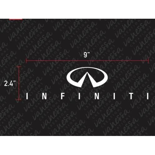 (2Pcs) INFINITI car logo sticker vinyl decal | Shopee Philippines