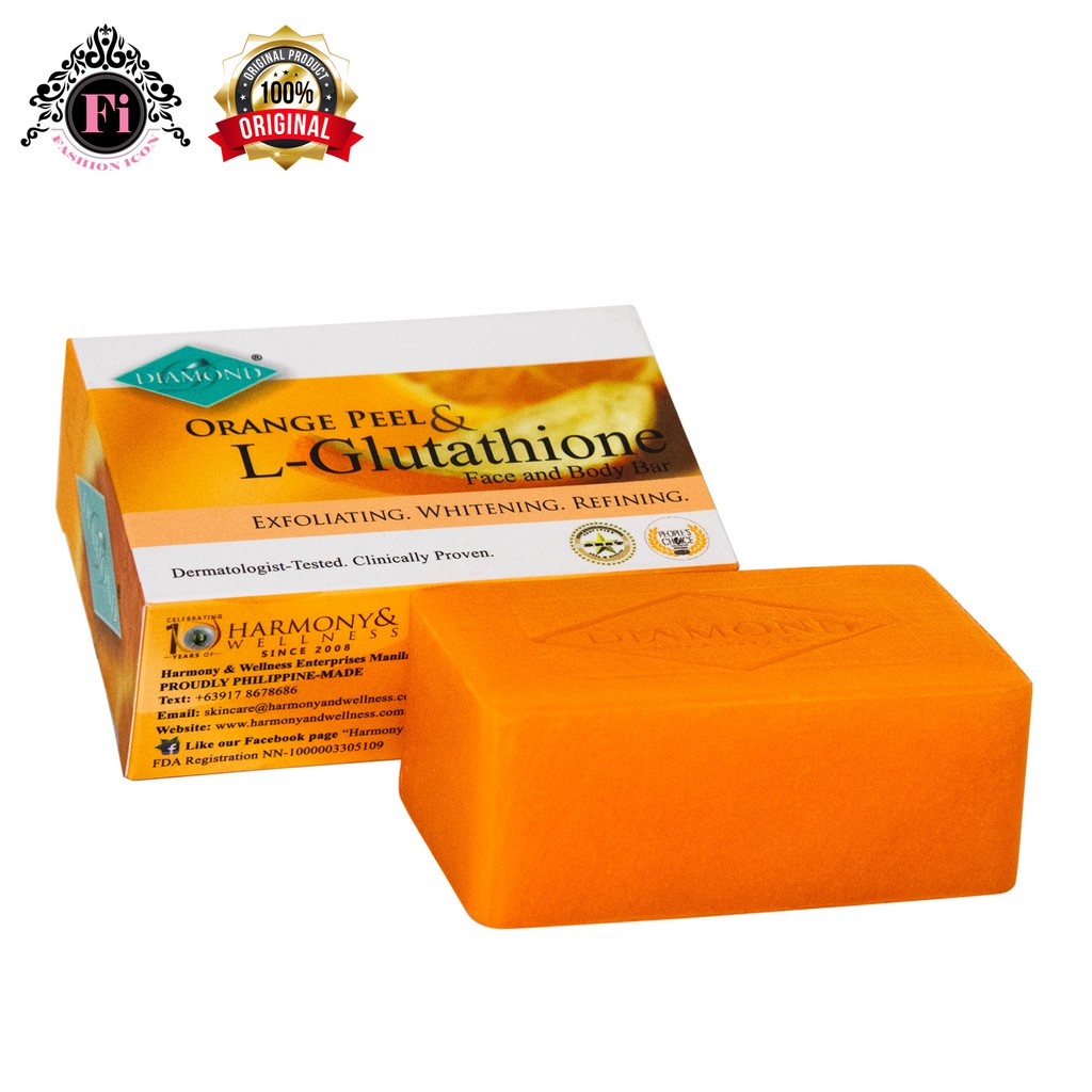 Diamond Orange Peel & L-Glutathione Soap 150g | Shopee Philippines