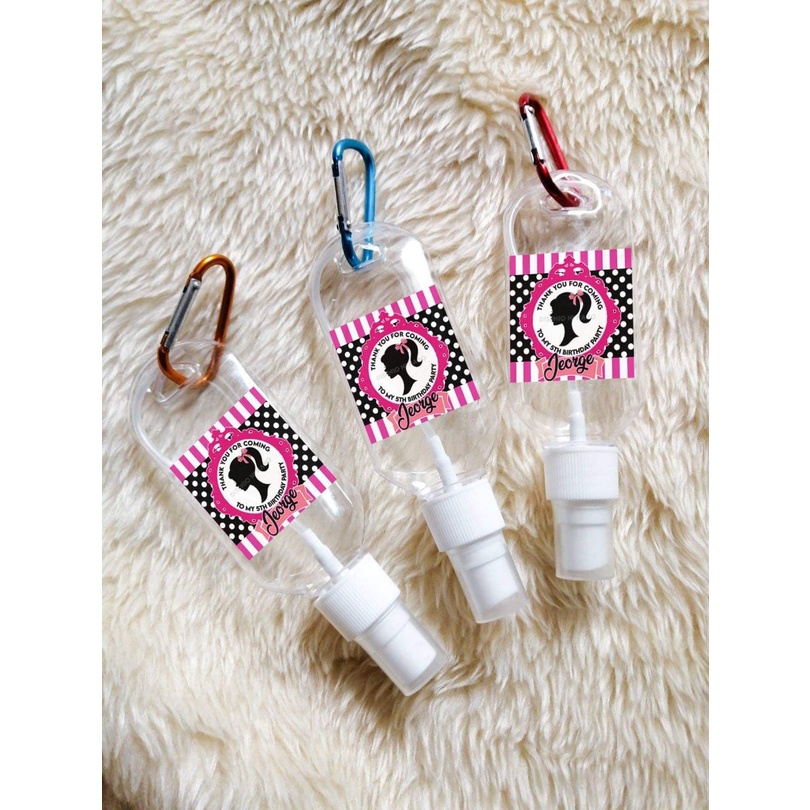 ALCOHOL SPRAY Souvenir Birthday Christening Baptism Keychain Giveaway ...