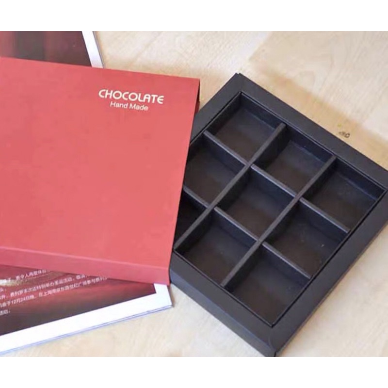 9 hole Chocolate Gift Box in Red colour | Shopee Philippines