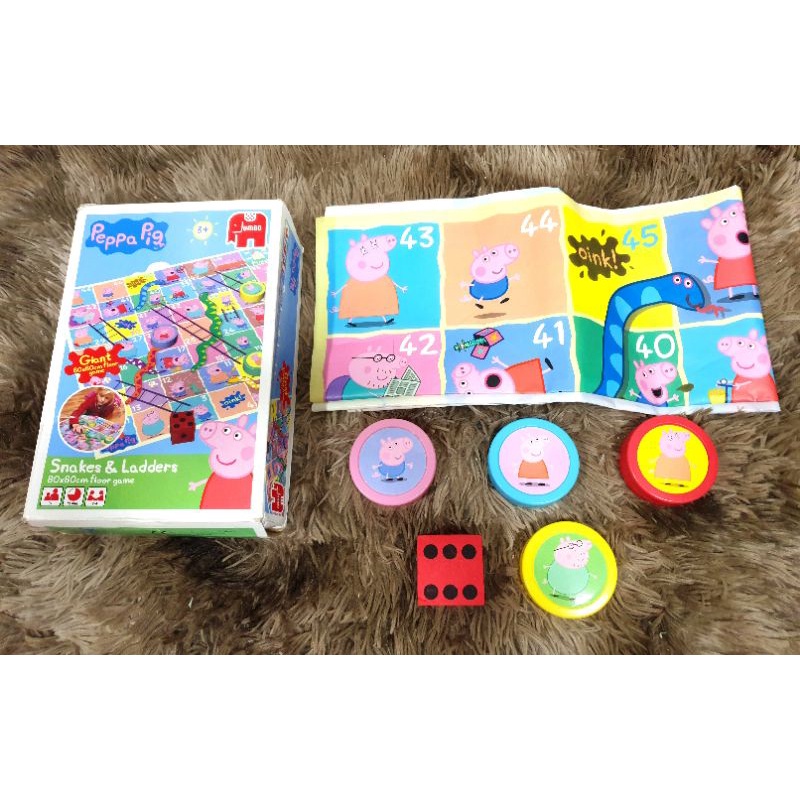 Peppa Pig Snake&Ladder board game | Shopee Philippines