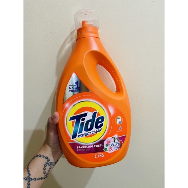 TIDE PERFECT CLEAN sparkling fresh w/DOWNY 2.7KG | Shopee Philippines