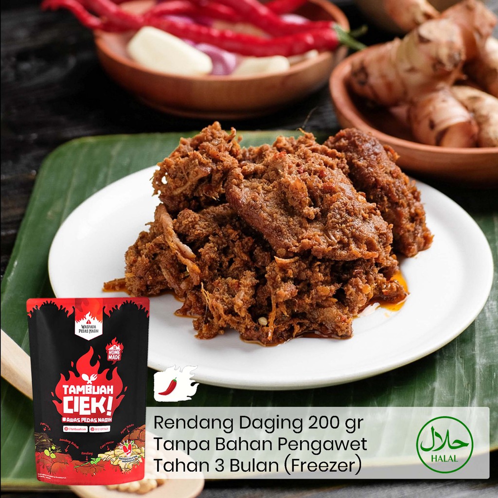 Rendang Meat Tam Buah Ciek - Cuisine House Seasoning | Shopee Philippines