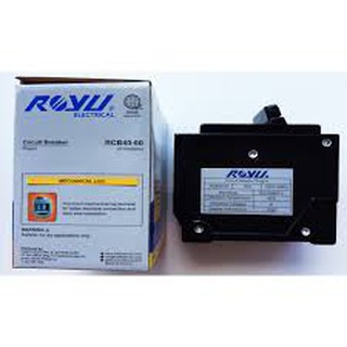 Royu Circuit Breaker RCB40-60#MINISTARSHOP | Shopee Philippines