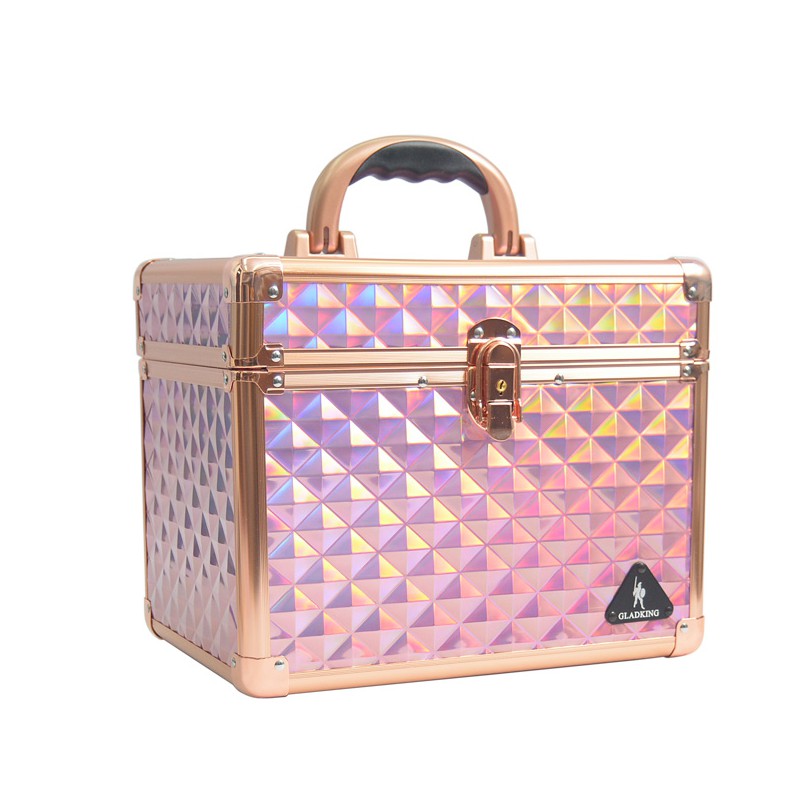 Gladking Large 2 Layered With Mirror Makeup Kit | Shopee Philippines