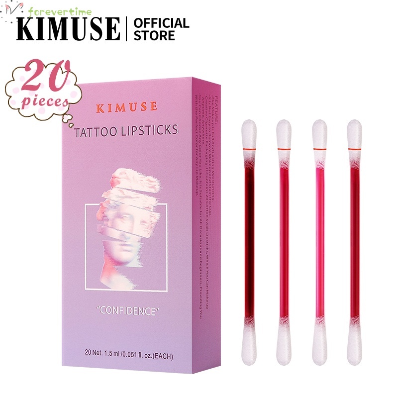 KIMUSE Tattoo Waterproof Lipstick Sweatproof Kissproof Lipgloss Long ...