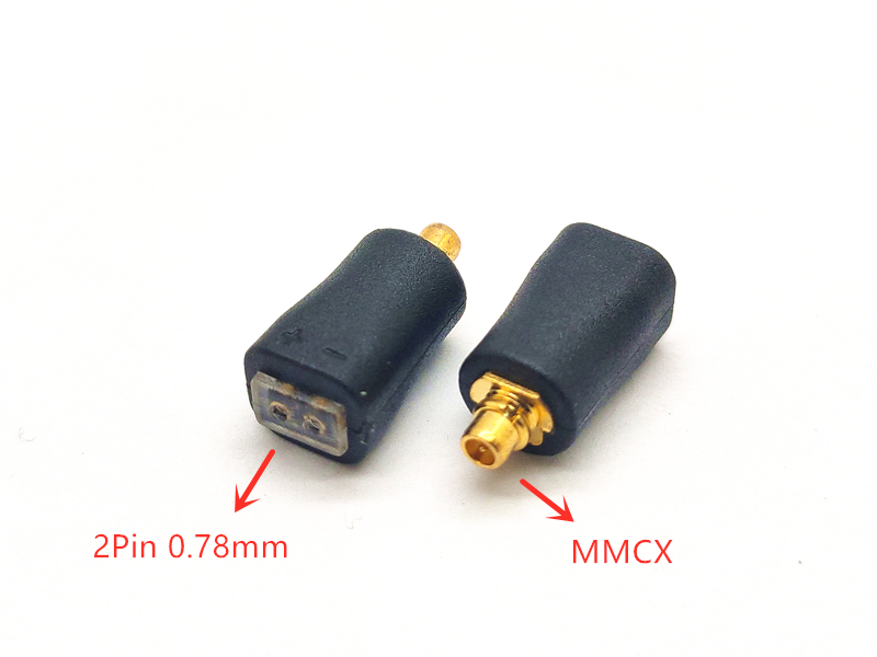 1 pair 2 pin 0.78mm to MMCX adapter 2pin to mmcx interface conversion ...