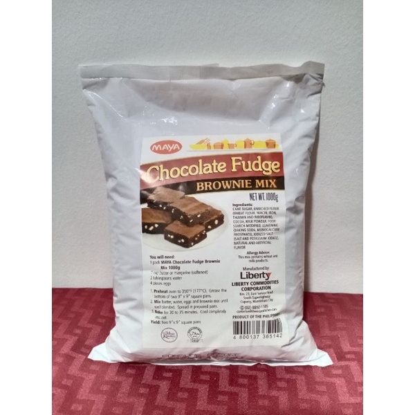 MAYA Chocolate Fudge Brownie Mix 1kg | Shopee Philippines