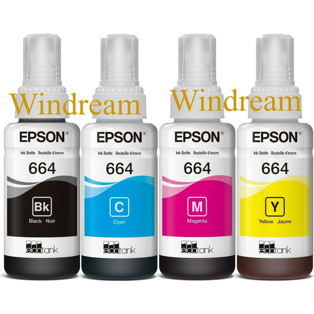 Epson Ink 664 Original/Genuine Ink 70ml - T6641, T6642, T6643, T6644 | Shopee Philippines