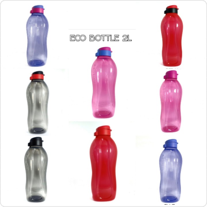 Tupperware Eco Bottle 2L Giant BPA Free Water Bottle Botol Air Sarung ...