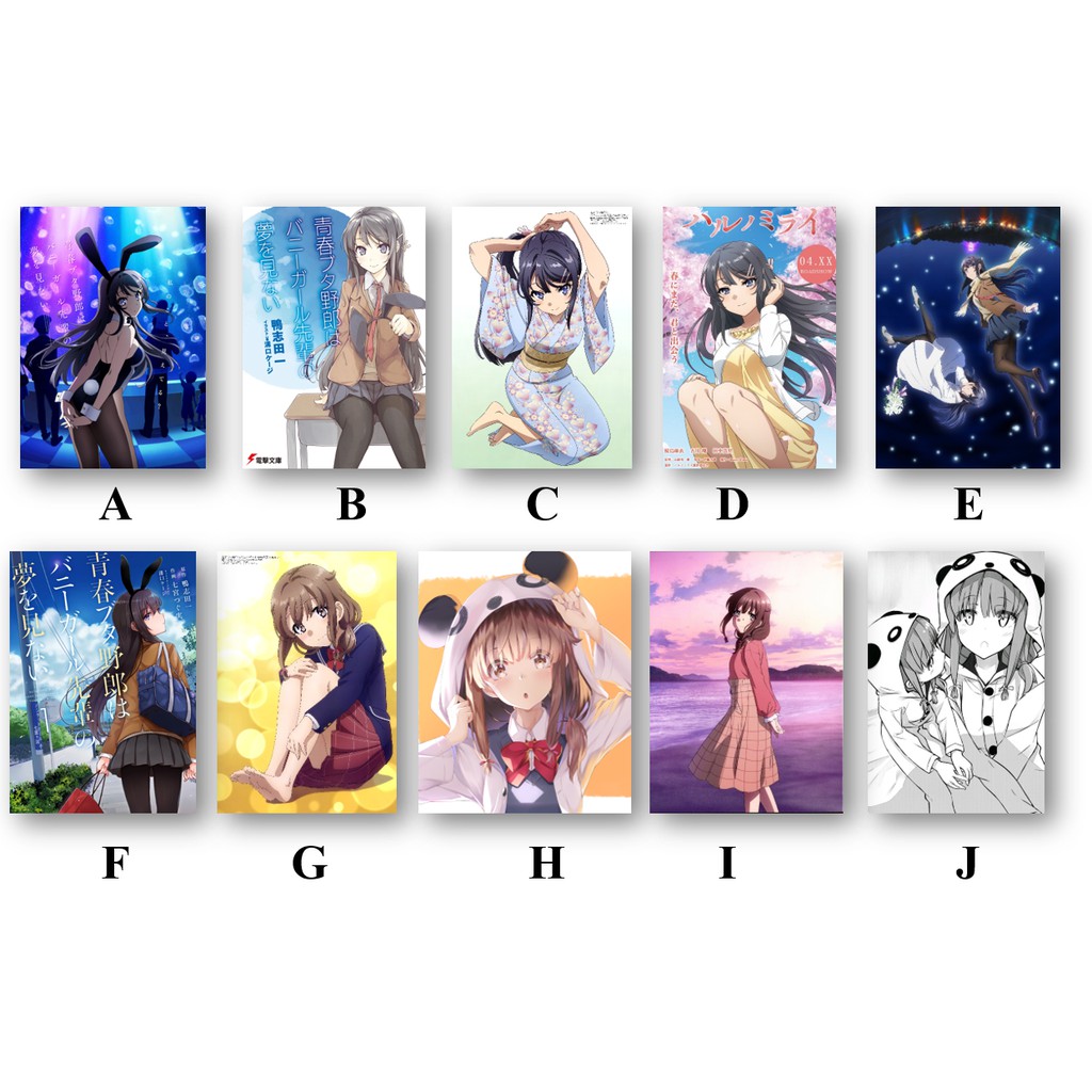 Rascal Does Not Dream of Bunny Girl Senpai Poster / Japanese Anime ...