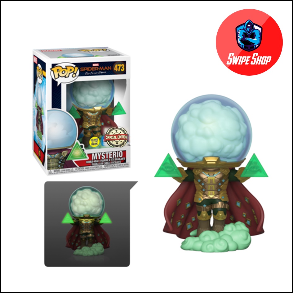 Funko Pop Mysterio Spiderman Far From Home Glow Exclusive | Shopee ...