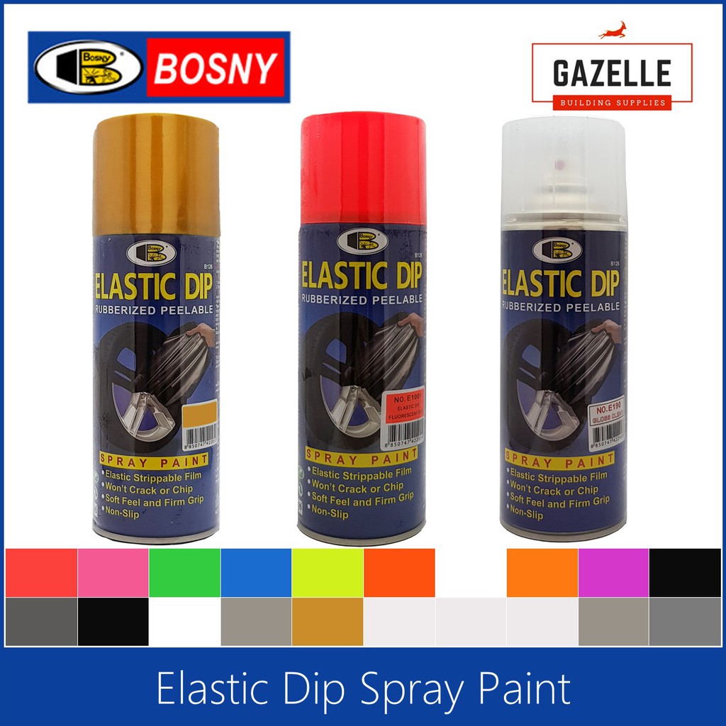 Bosny Elastic Dip Rubber Coating Peelable - 20 Variants | Shopee Philippines