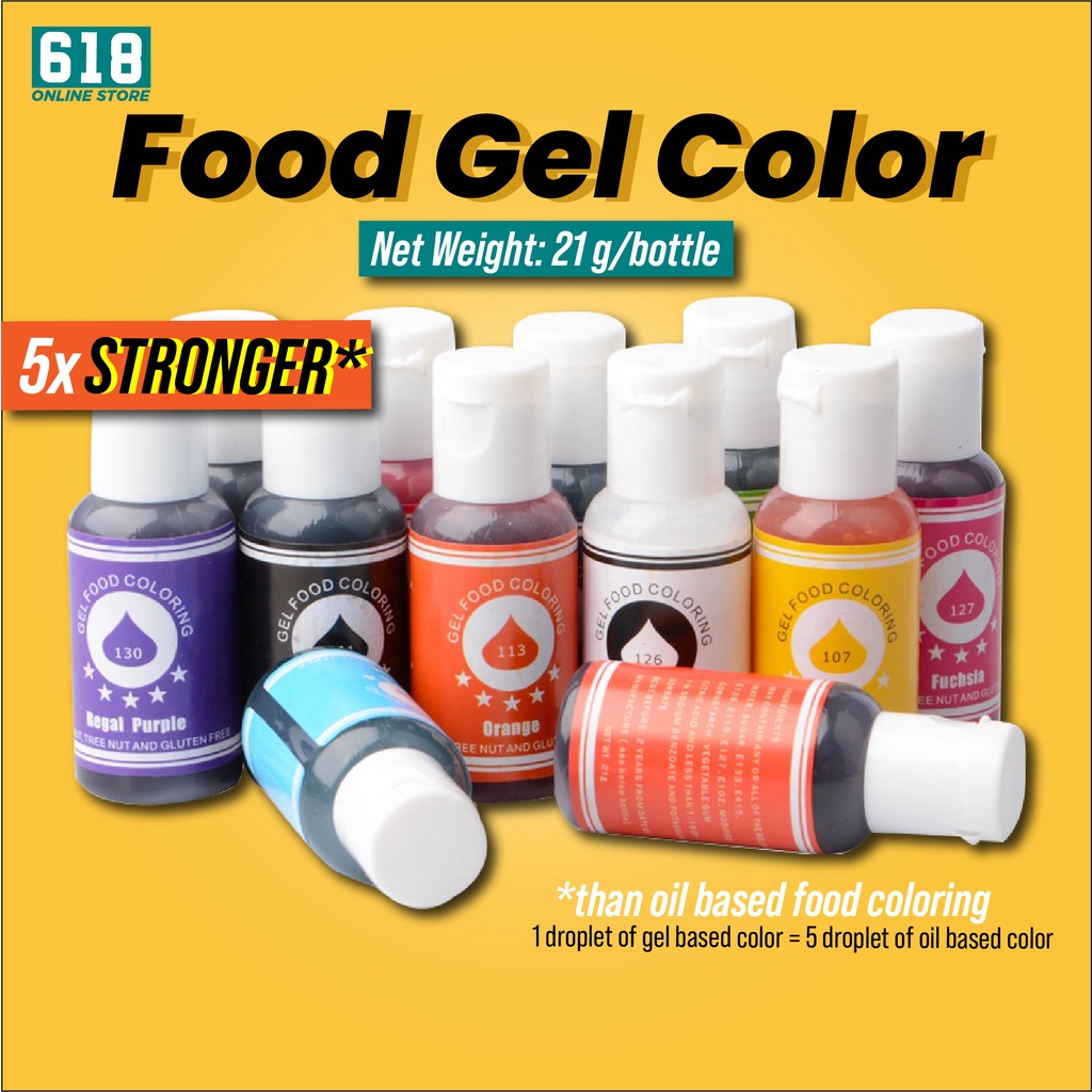 Gel Food Color Liquid Cake Food Color 21g (0.75 oz) | Shopee Philippines
