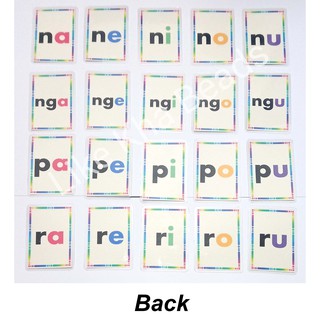 Laminated Flash cards for kids ABAKADA | Shopee Philippines