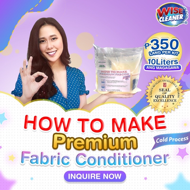 PREMIUM FABCON KIT -WISE CLEANER | Shopee Philippines