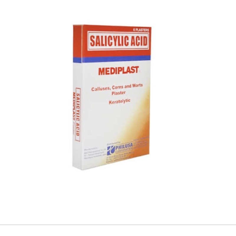 Mediplast Salicylic Acid Plasters 6 pcs | Shopee Philippines