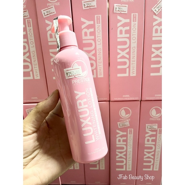 Luxury Whitening Lotion with SPF50 by Prestige International | Shopee Philippines