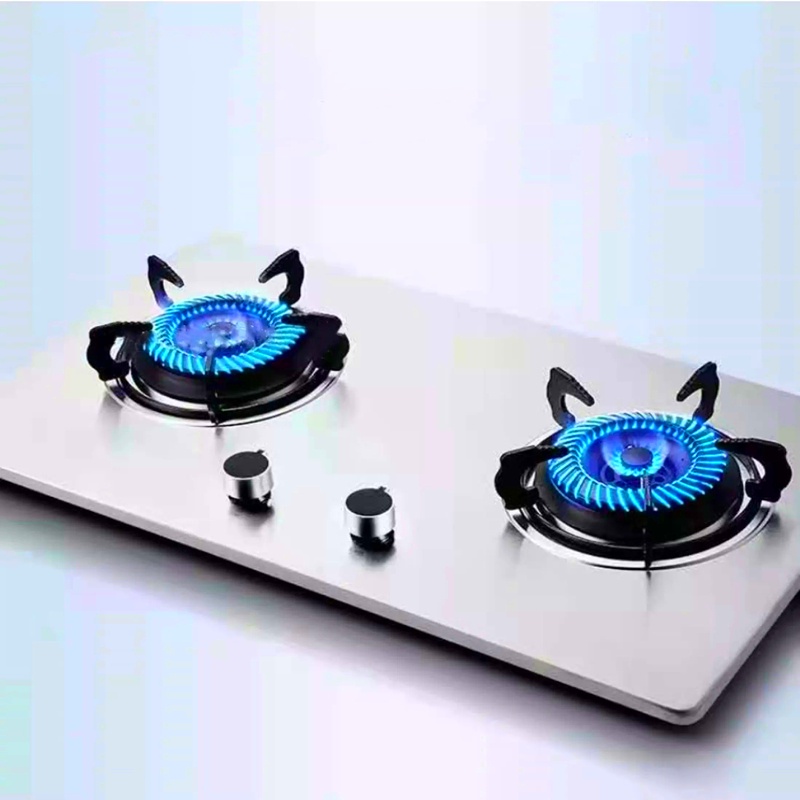 gas stove embedded natural gas liquefied gas stainless steel large gas ...
