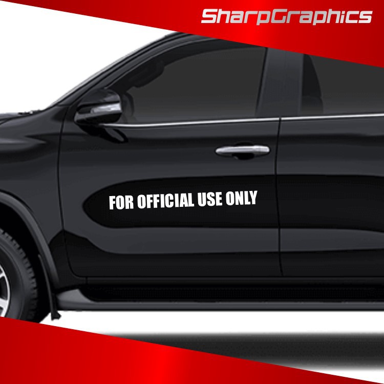FOR OFFICIAL USE ONLY Sticker Decal | Shopee Philippines